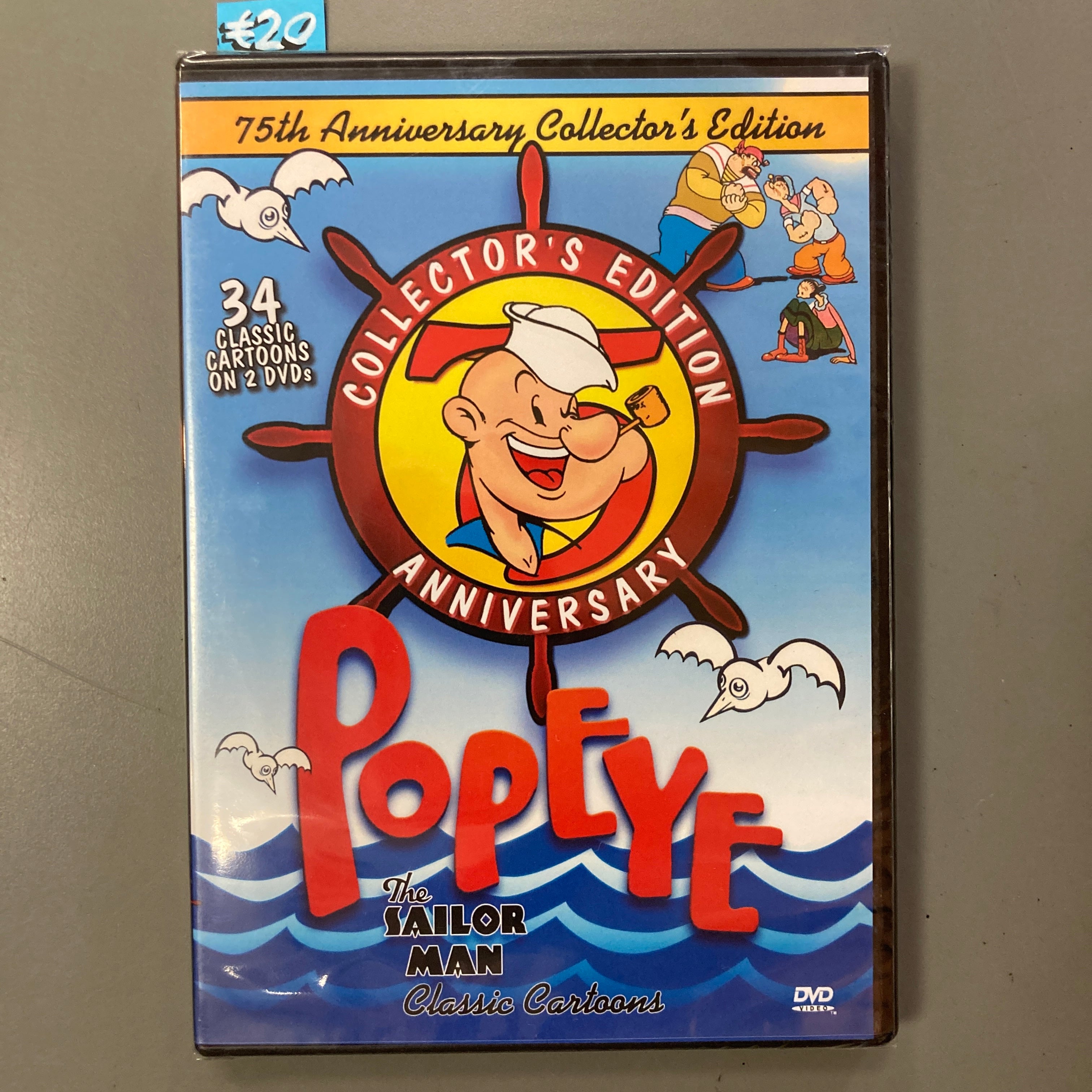 Popeye The Sailor Man, 75th Anniversary (DVD) – Little Deer Comics